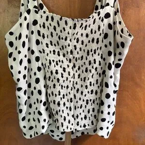 Reformation | Tops | Reformation Ellora Ink Blot Blouse Top New Size 22 ...